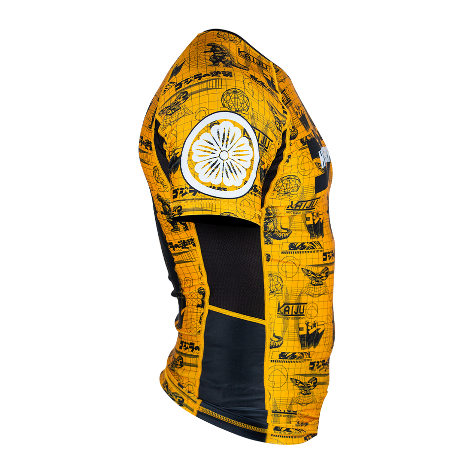 Hyperfly + Godzilla Grid Rash Guard